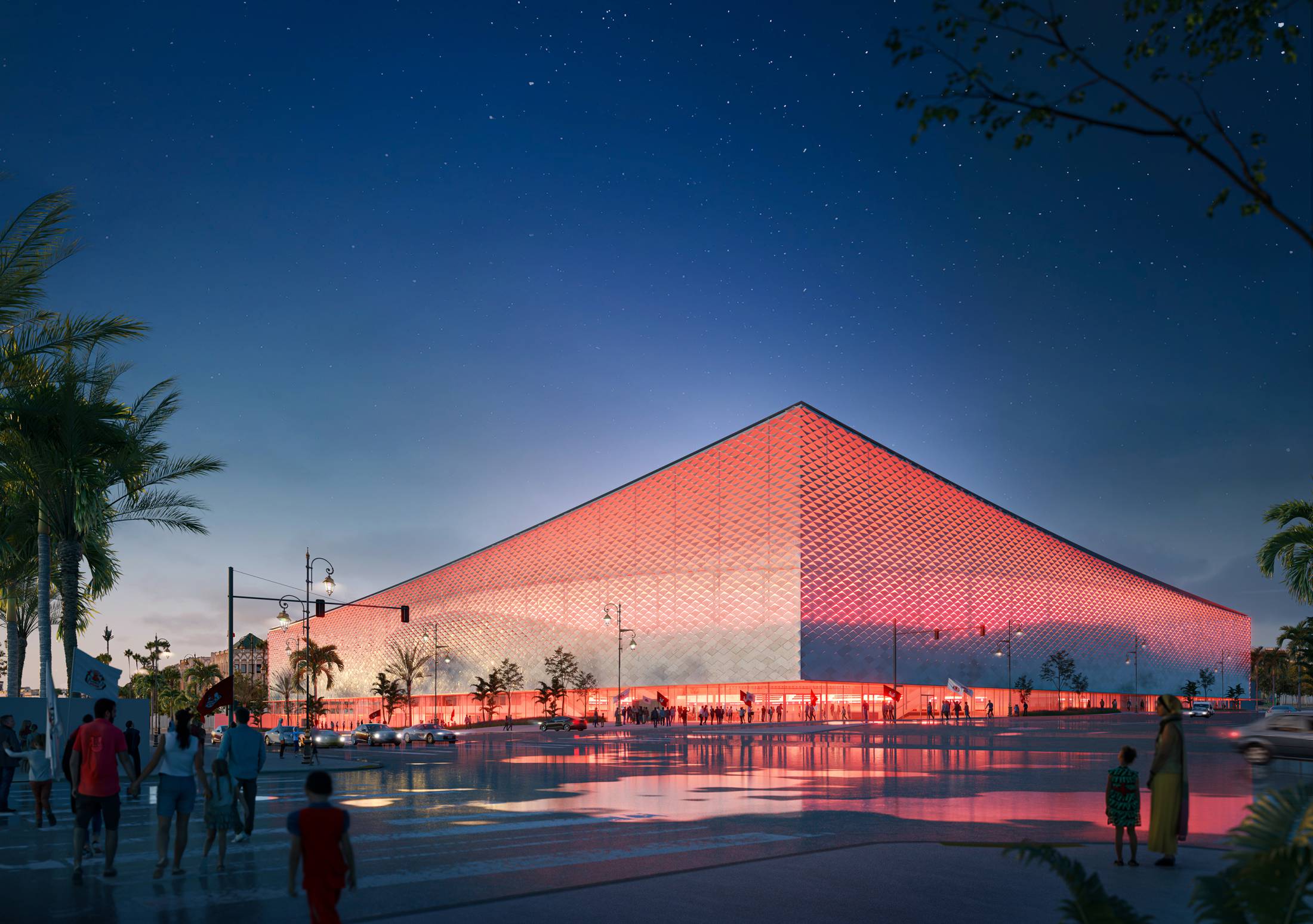 Prince Moulay El Hassan Stadium — Atelier Ferret Architectures