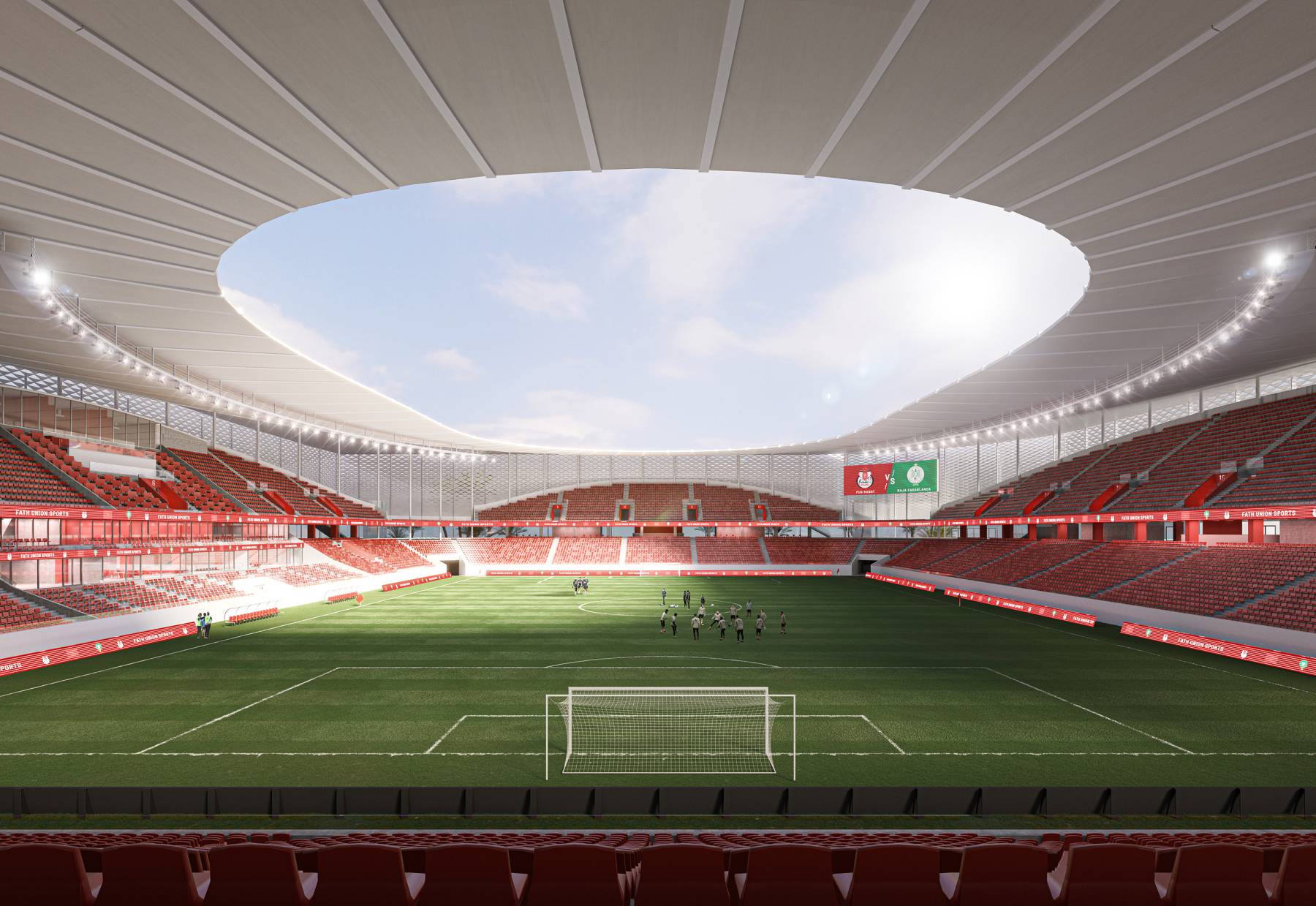Prince Moulay El Hassan Stadium — Atelier Ferret Architectures