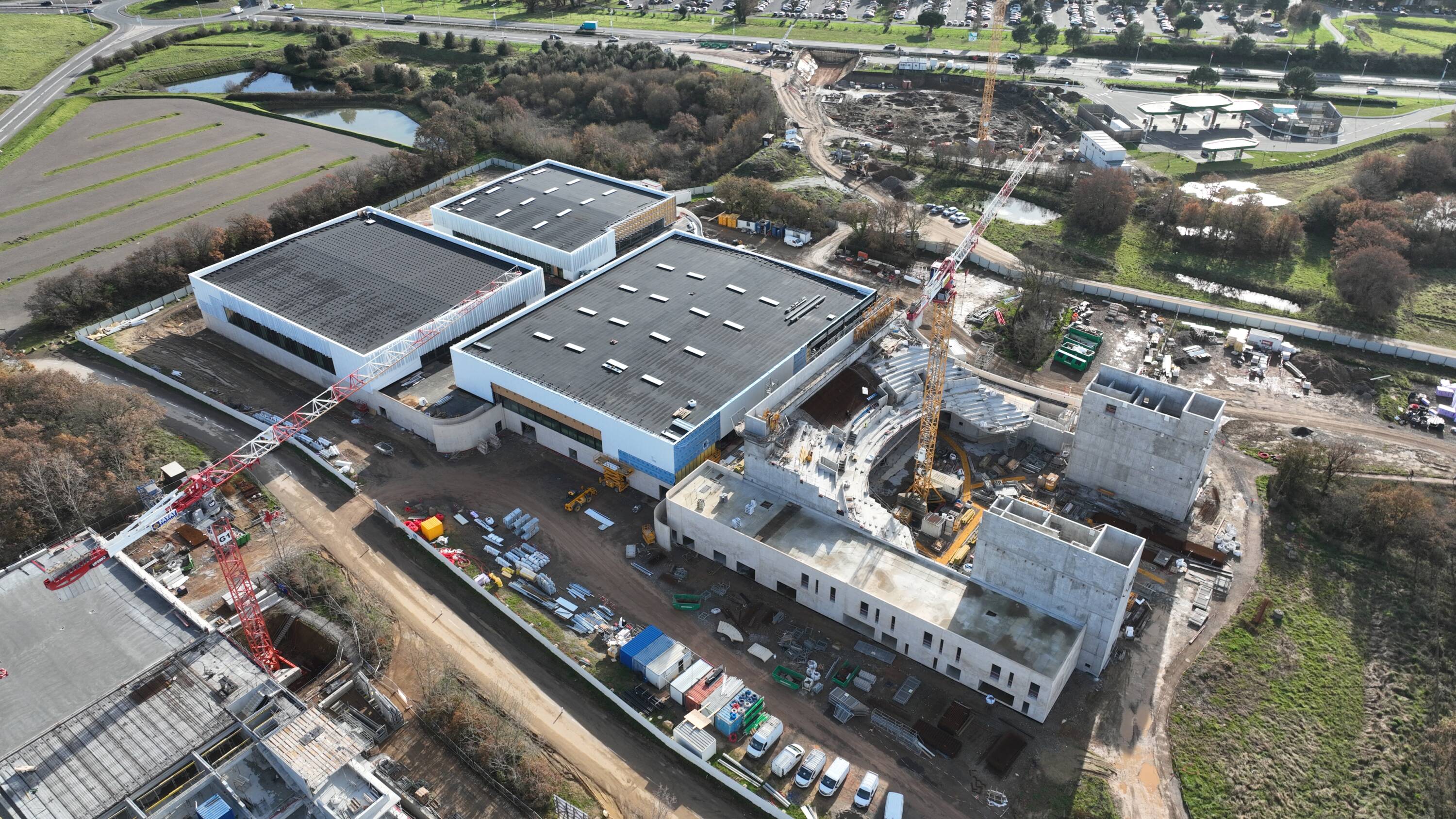 ONGOING CONSTRUCTION - LES SABLES D'OLONNE ARENA — Atelier Ferret ...